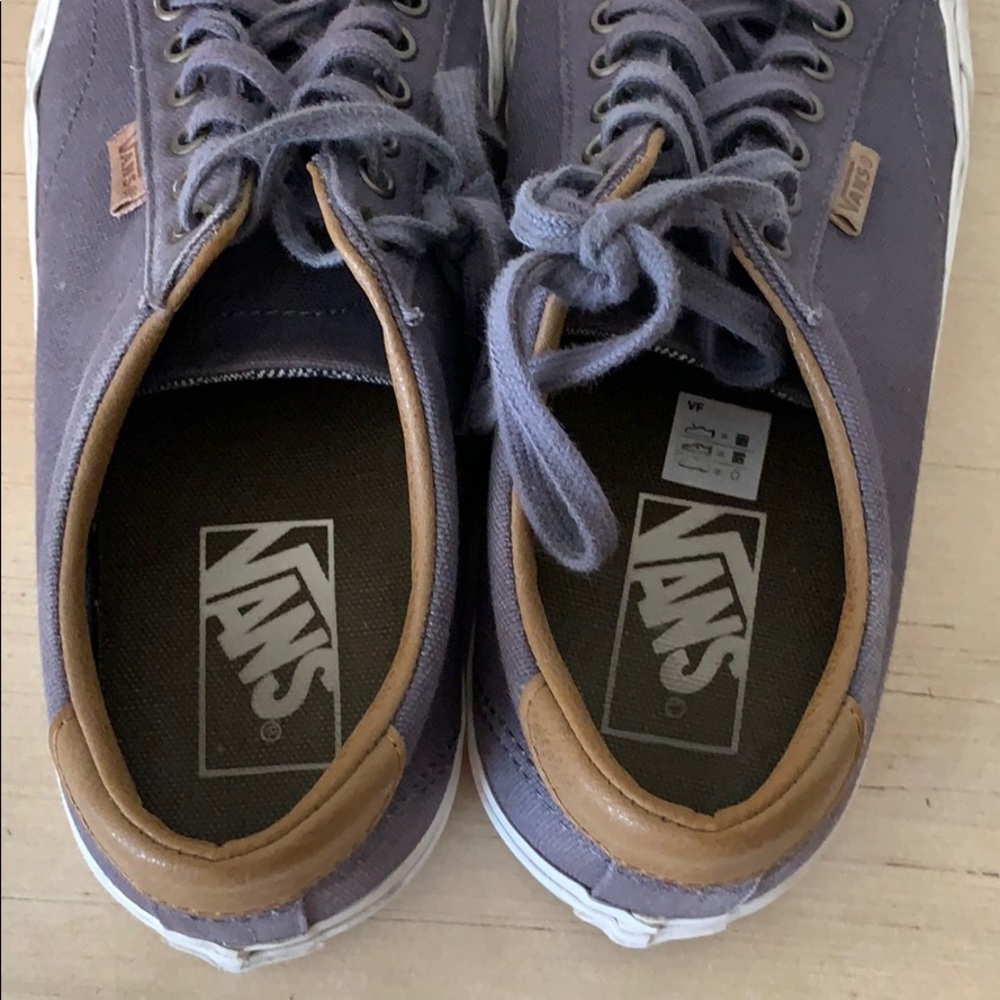 Vans Leather Trimmed Sneakers. - Gem